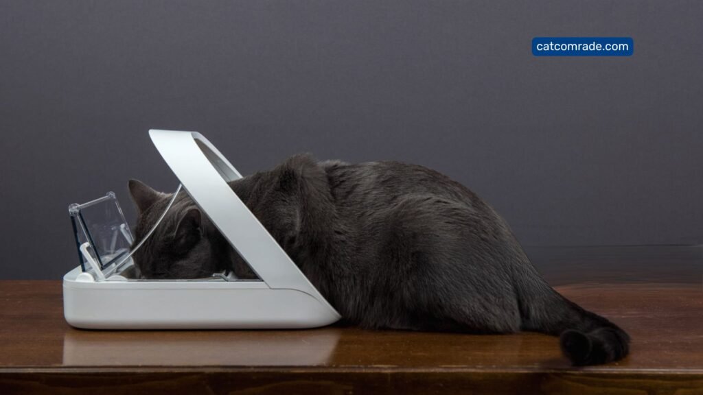 5 Chip Activated Cat Feeder: Stress-Free, Personalised Meals For Multi-Cat